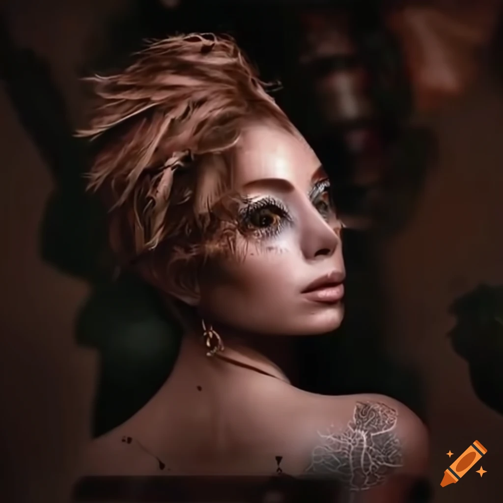 Closeup of high definition portrait view on Craiyon