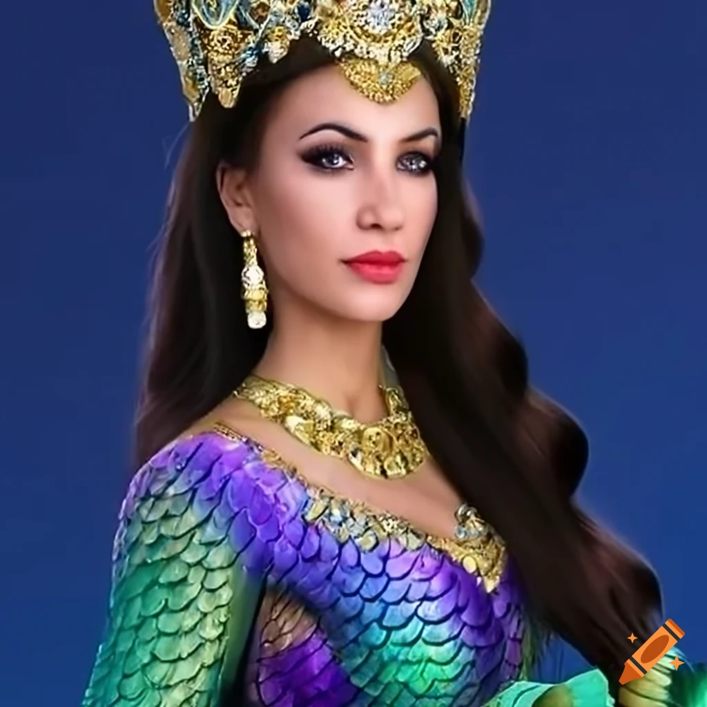 Hyper realistic mermaid goddesses artwork on Craiyon