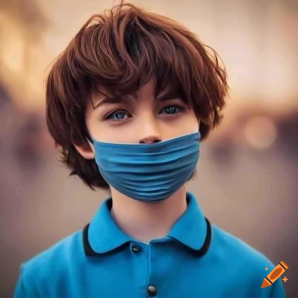 Emo teenage boy sitting at a window on Craiyon