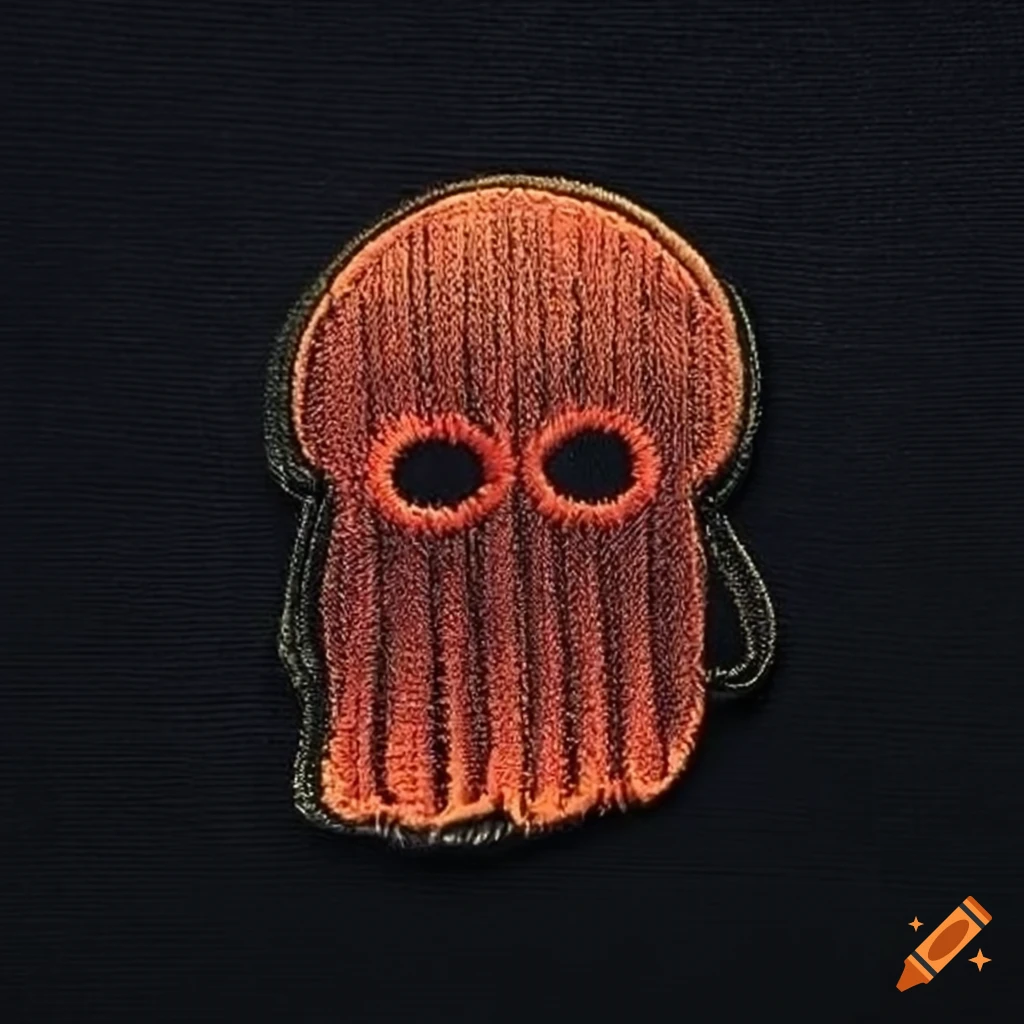 Patch design of siamese twins ghost logo