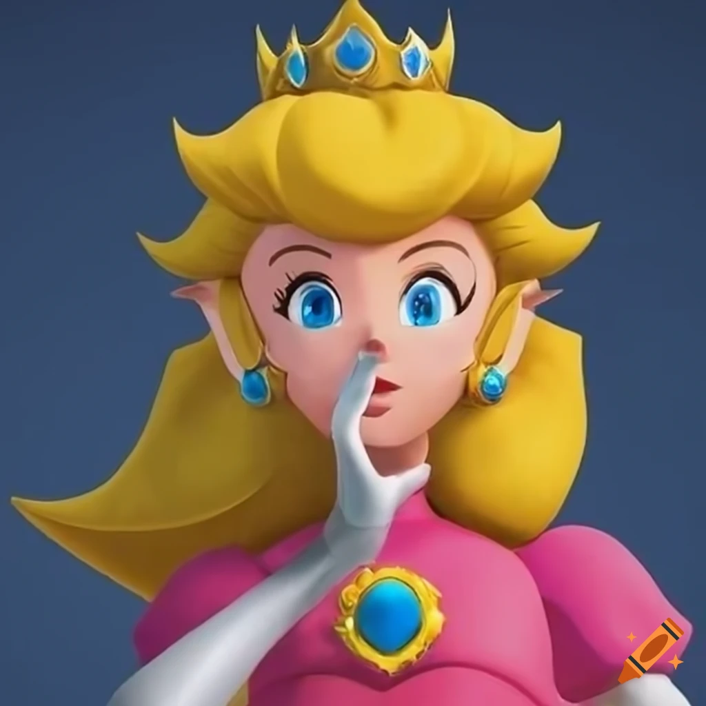 Portrait of princess daisy in super-detailed enhanced 4k resolution on ...