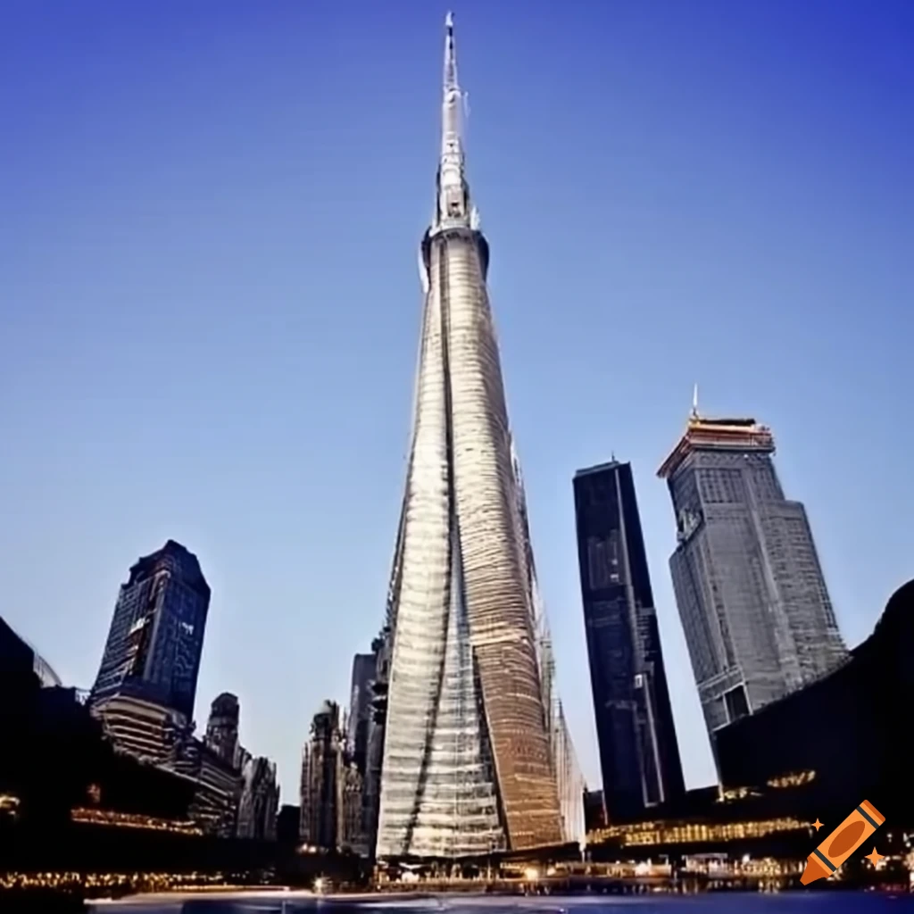 Image of the world's tallest building on Craiyon
