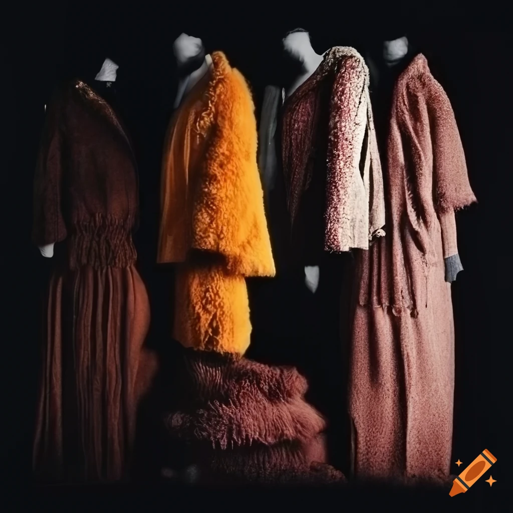 Dark retail clothing display in hd