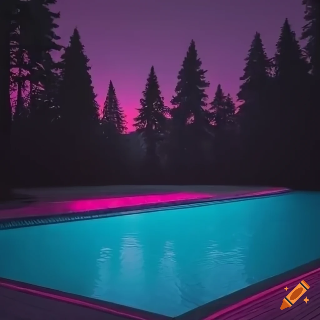 Swimming pools in a creepy and fantastic universe with an antiquity ...