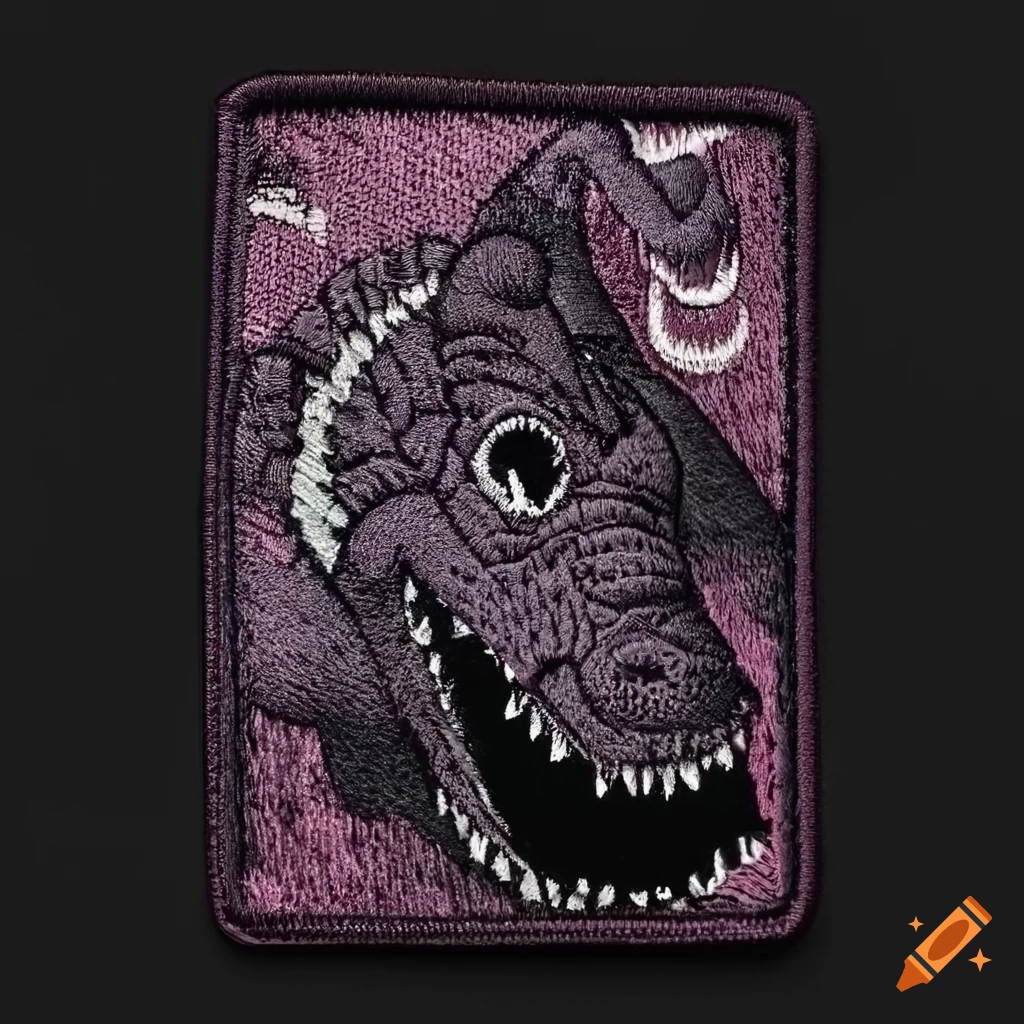 Noir graphic design patch with minimalistic tower cabin on Craiyon