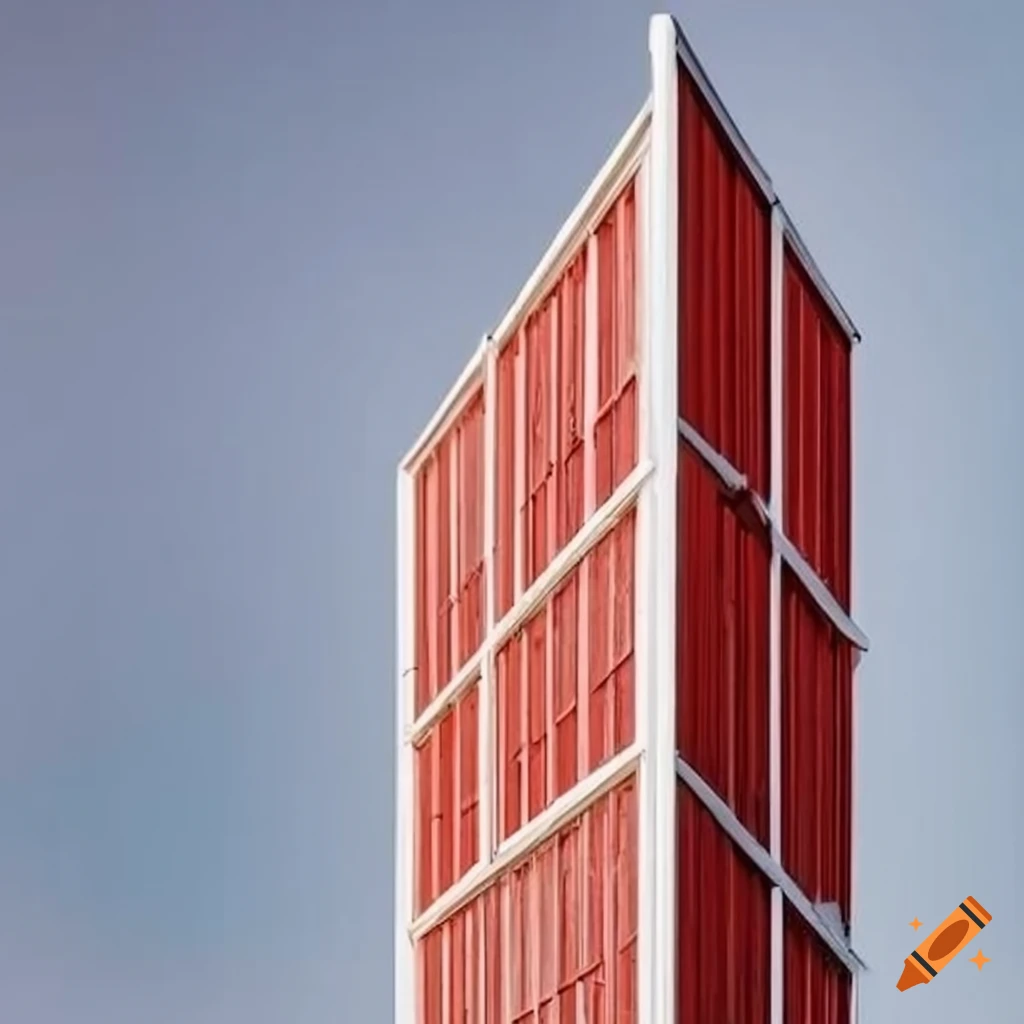 Traditional swedish red house with white trimmings