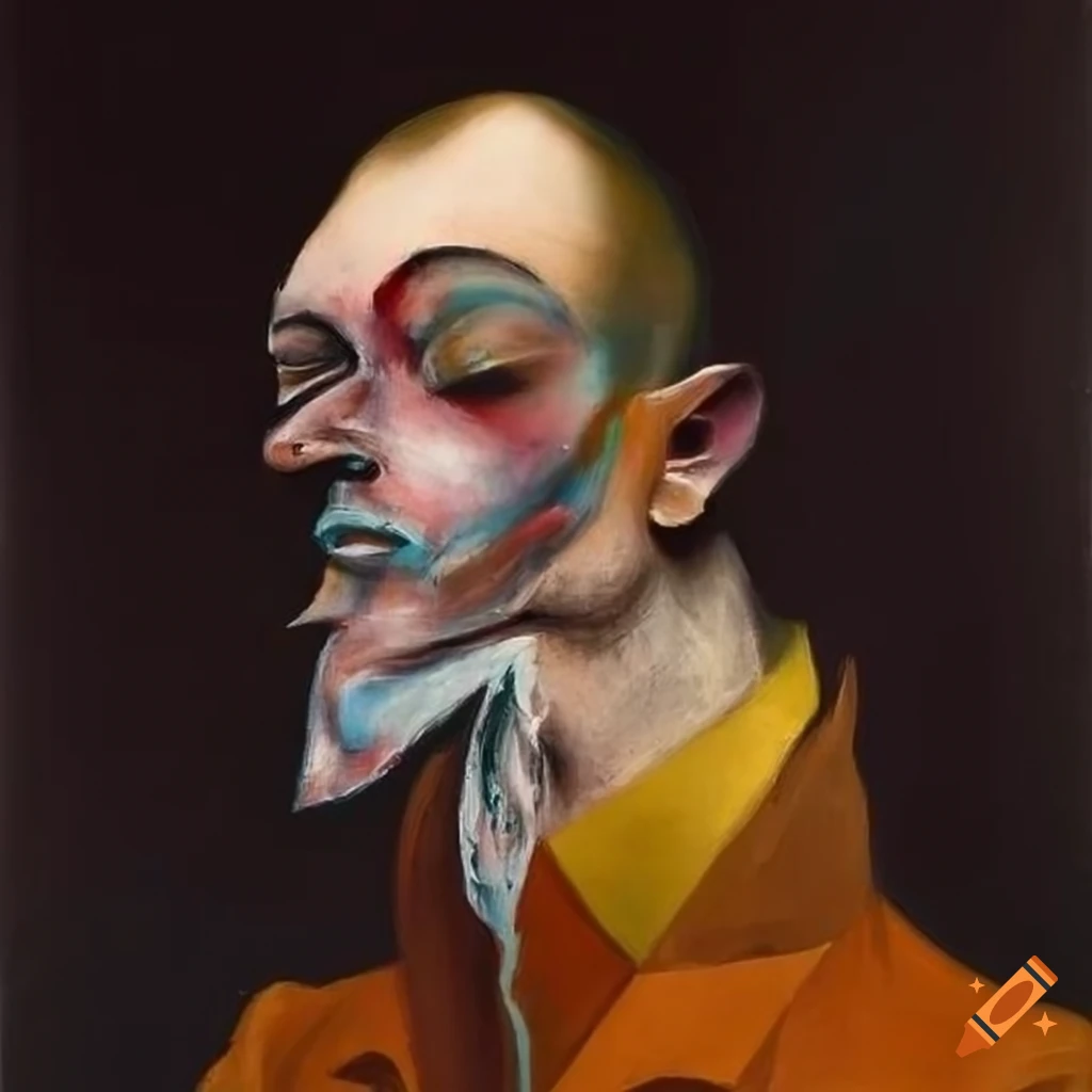 Francis bacon's surrealistic art on Craiyon