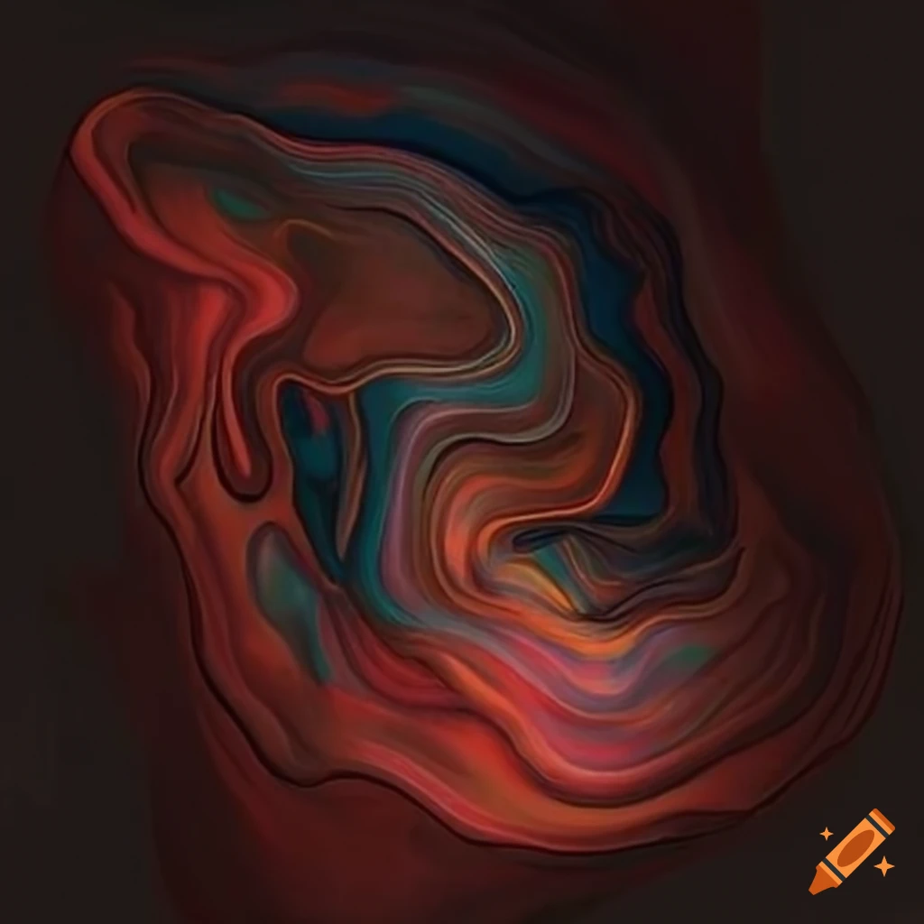 Abstract artwork on Craiyon