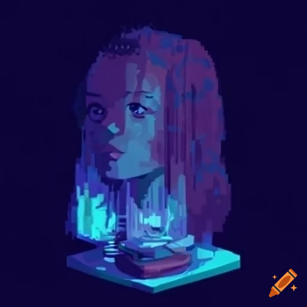 Pixel retro art on Craiyon