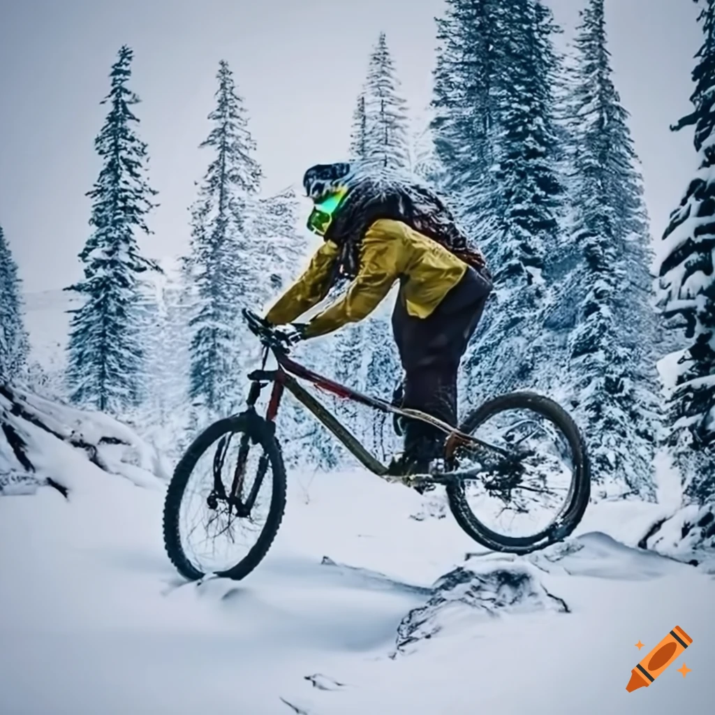 Winter Mountain Biking In Canada On Craiyon winter-mountain-biking-in-canada-on-craiyon