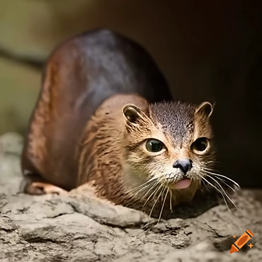 Pallas cat sugar glider with intricate fur texture on Craiyon