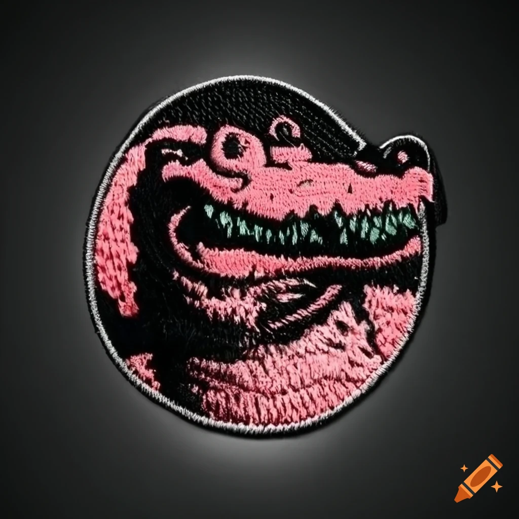 Noir graphic design patch