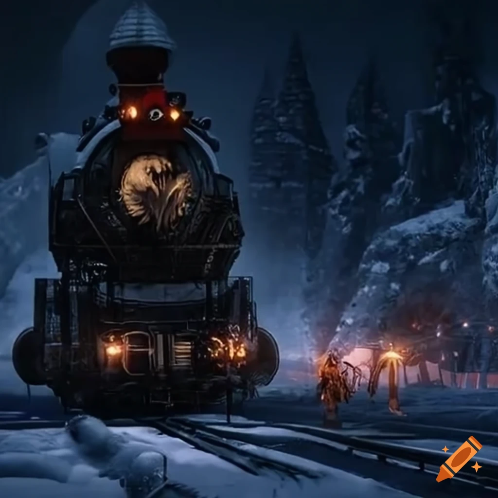 Polar express poster on Craiyon