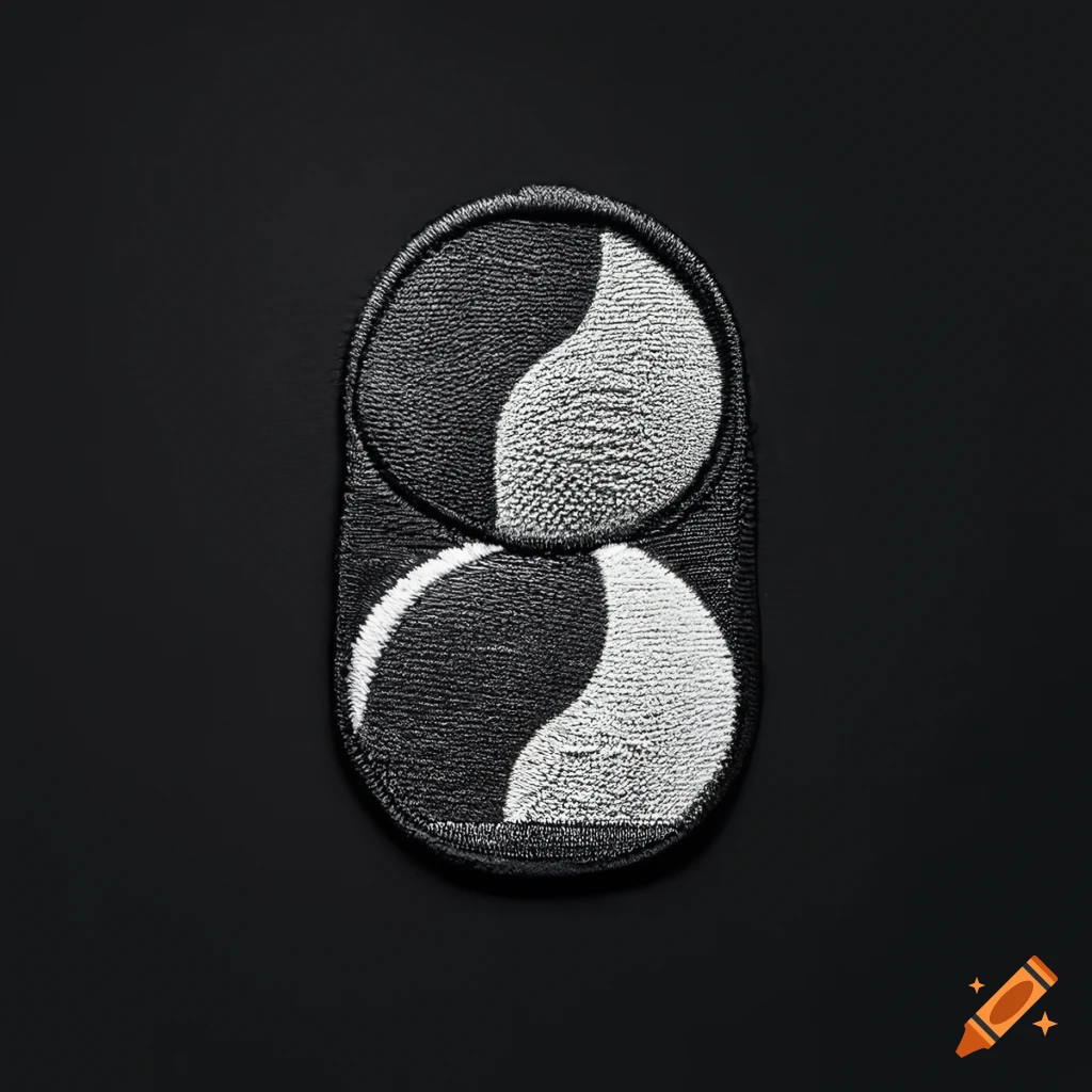 Noir graphic design patch on Craiyon