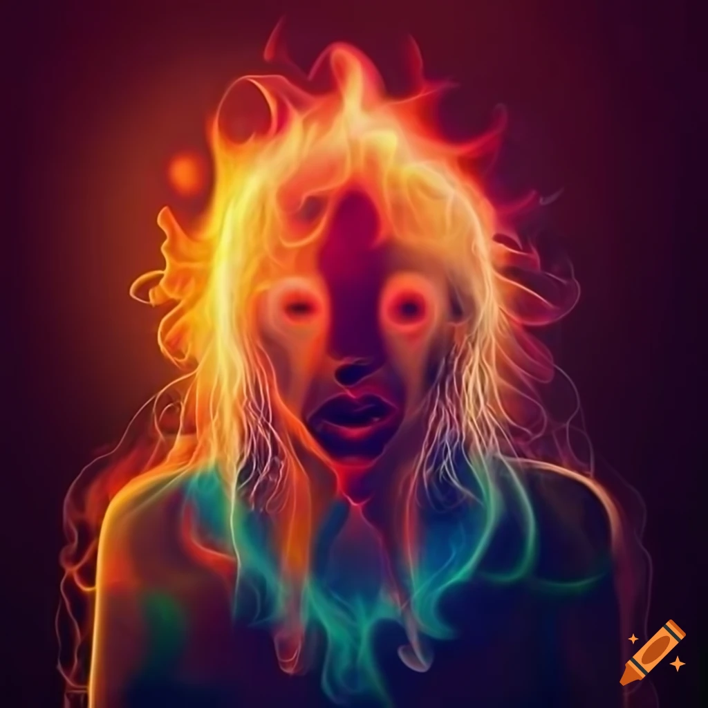 Hell in heaven on Craiyon