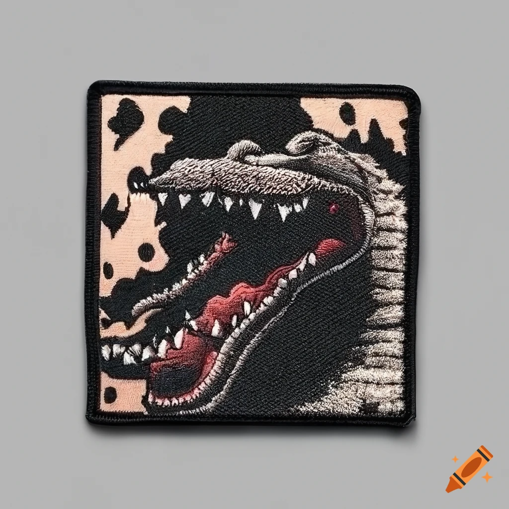 Noir graphic design patch