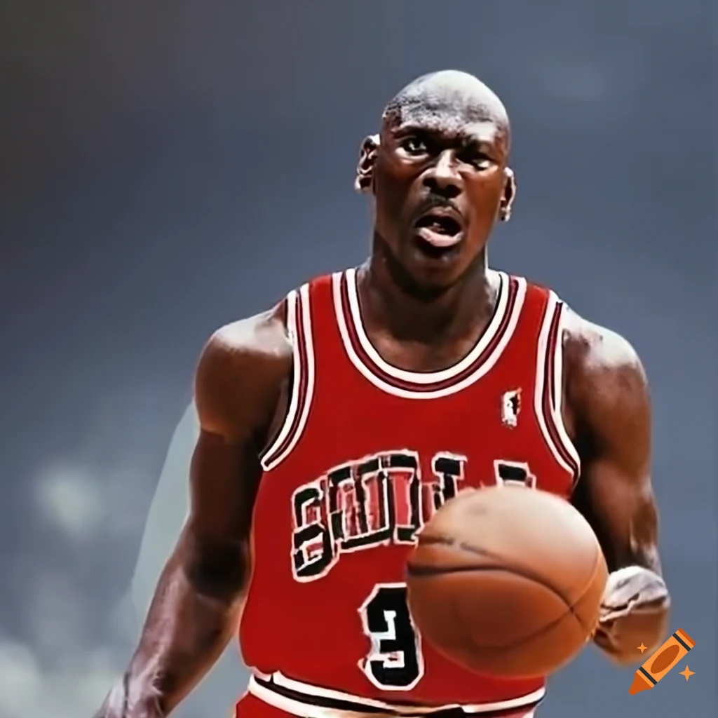Michael jordan, legendary basketball player on Craiyon