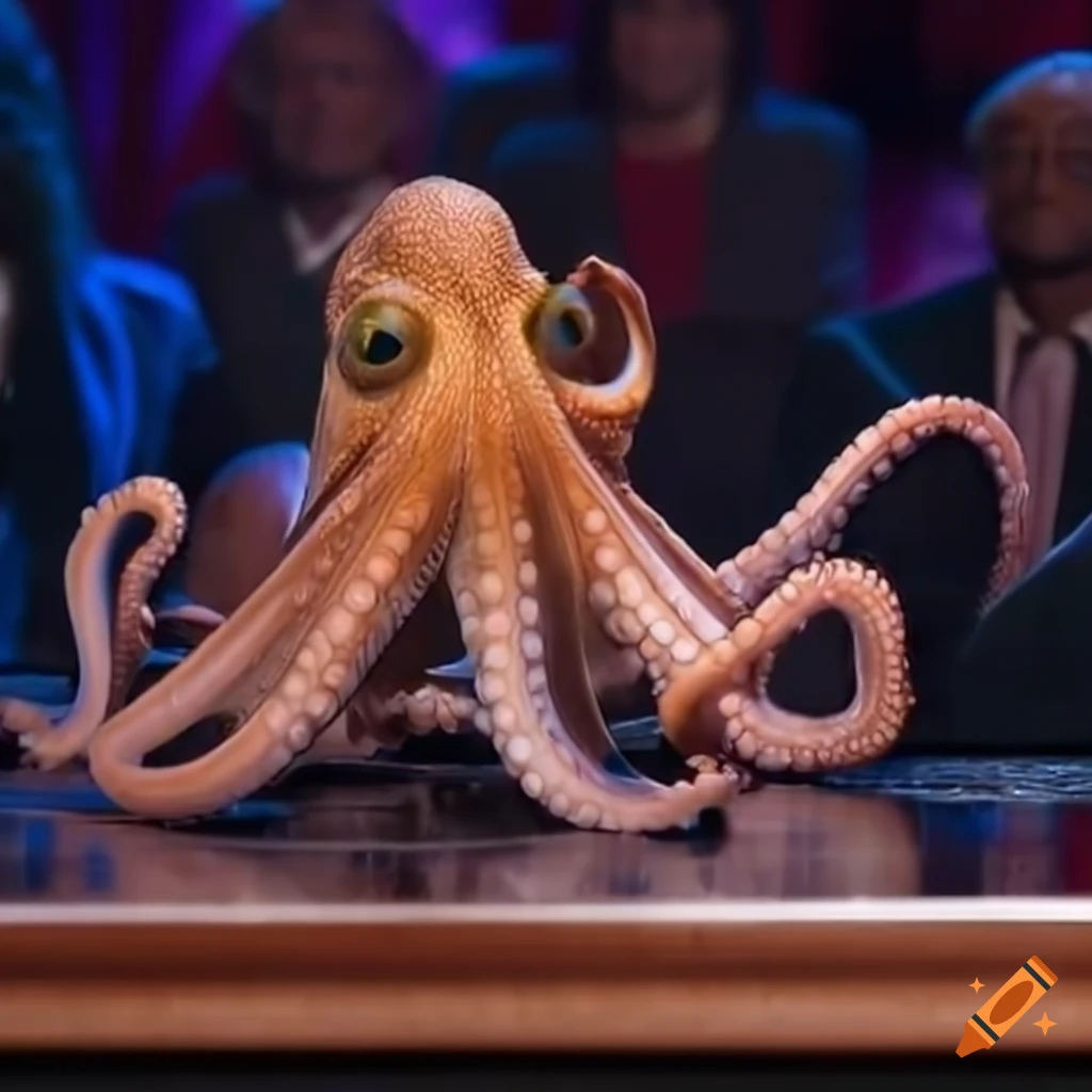 Traditional nihon buyo dance with dancing octopus artwork on Craiyon