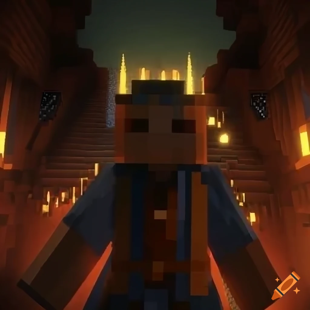 Minecraft kohi servers on Craiyon