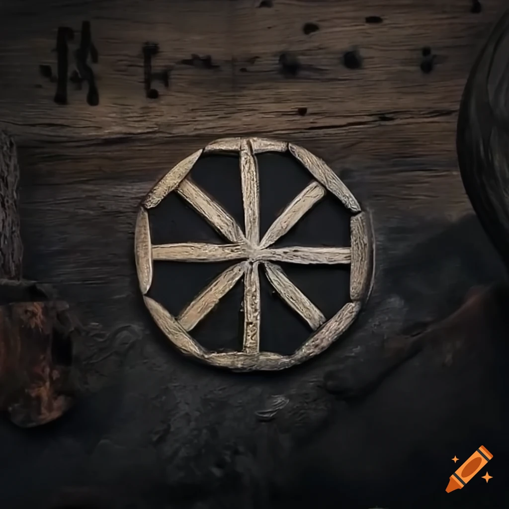 Kolovrat symbol of slavic paganism on Craiyon