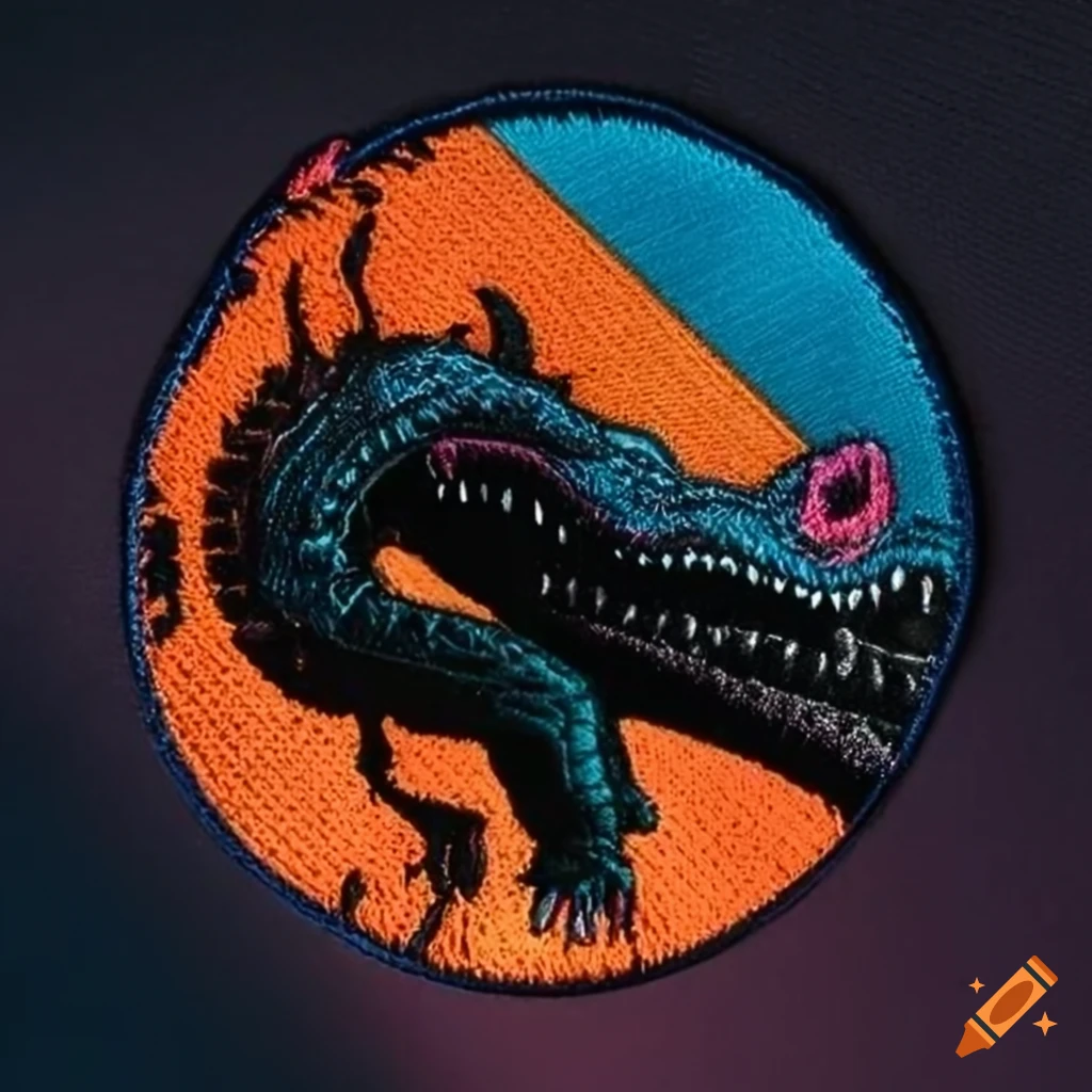 Noir graphic design patch on Craiyon