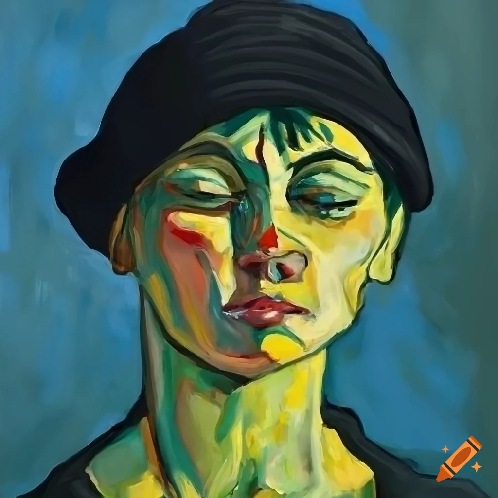 Doomer meme painting by suzanne valadon on Craiyon