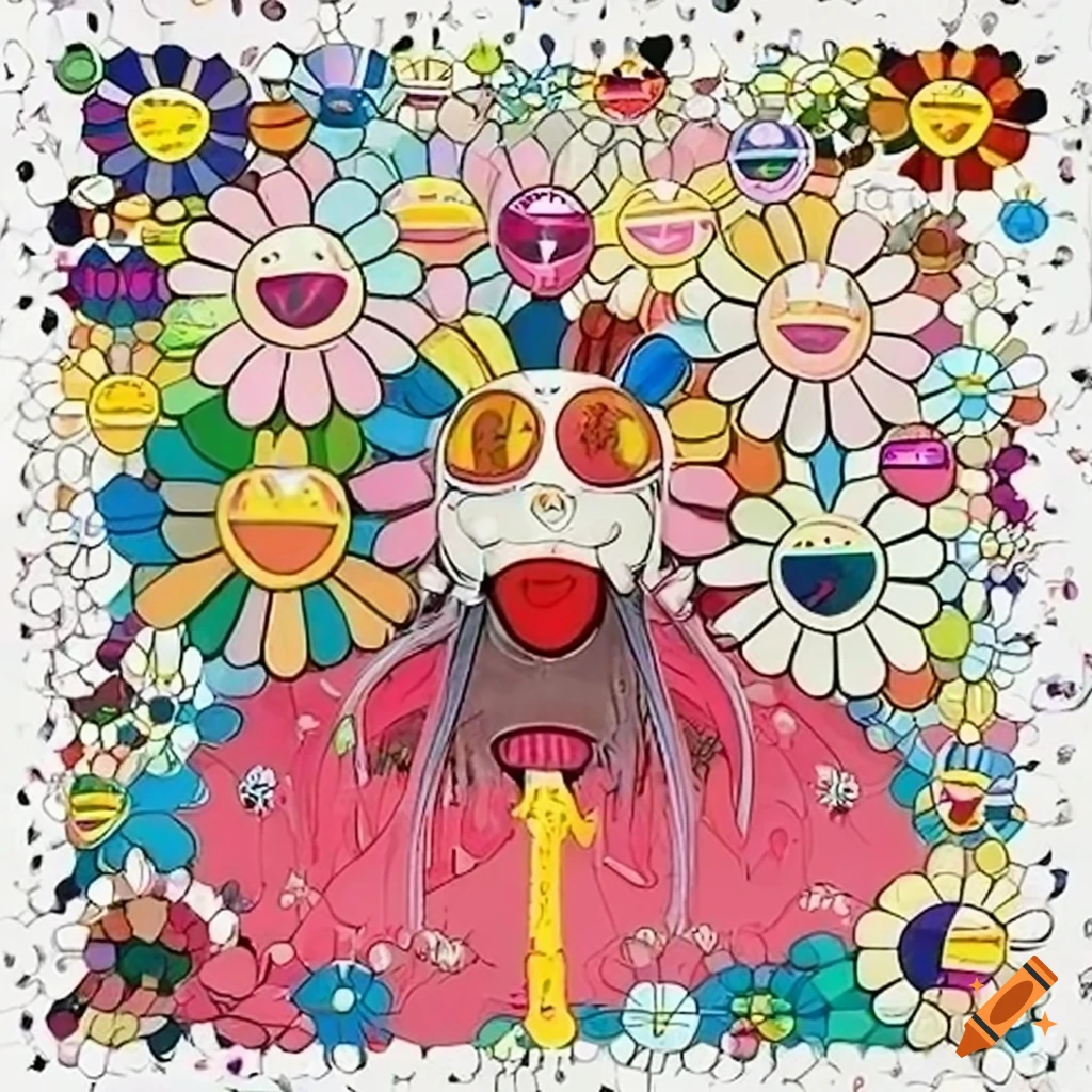 Takashi Murakami's artwork of Thufir Hawat on Craiyon
