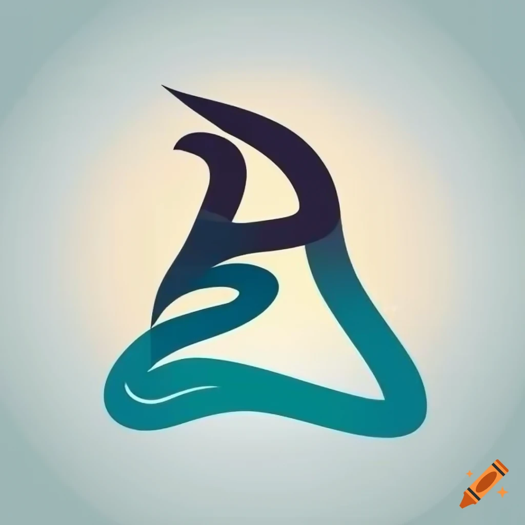 Elegant logo with symbolic communication elements