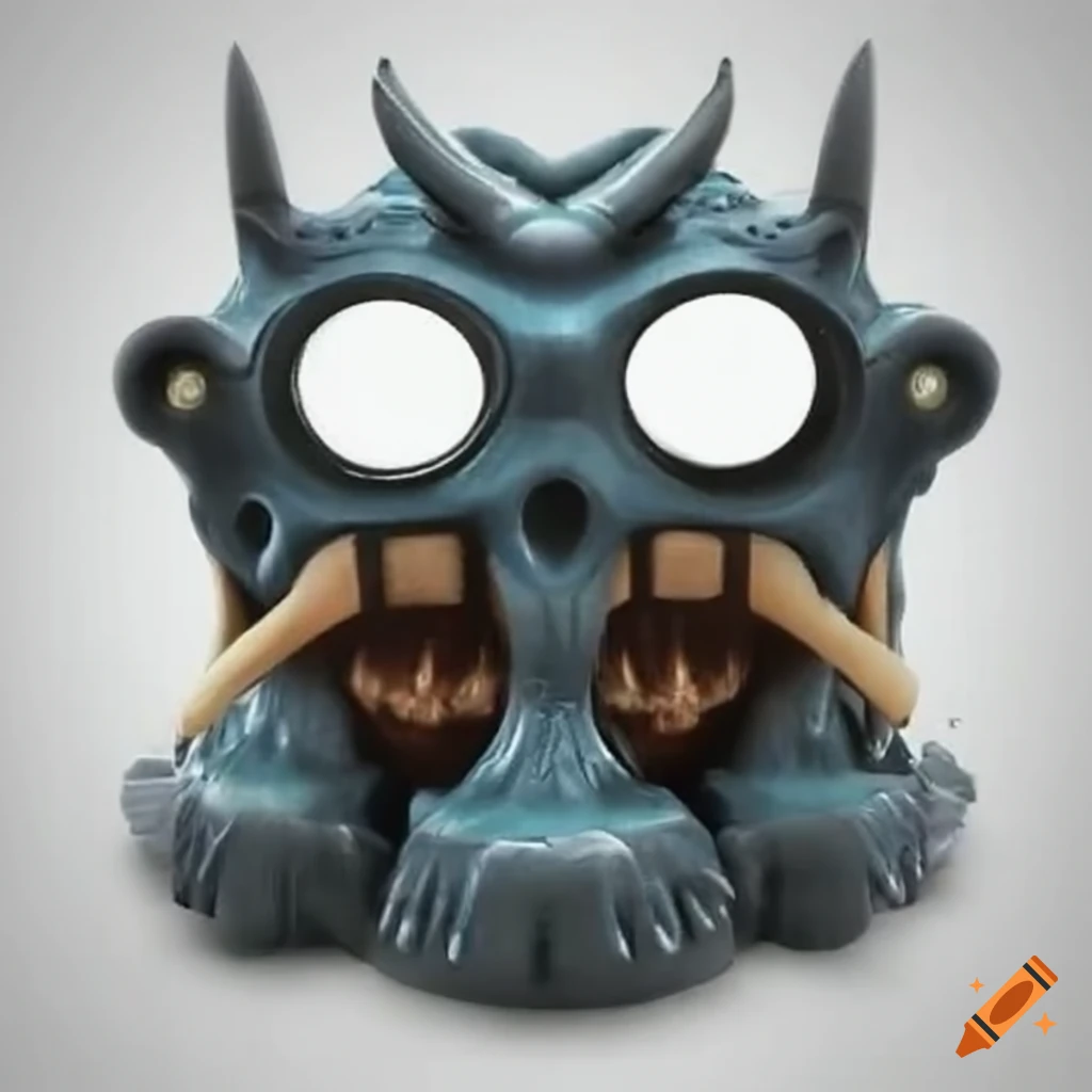 Artistic depiction of monster parts