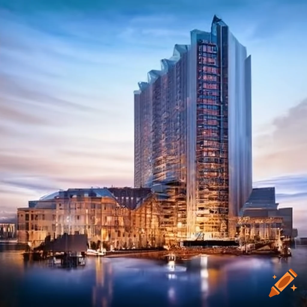 Image of a grand construction project