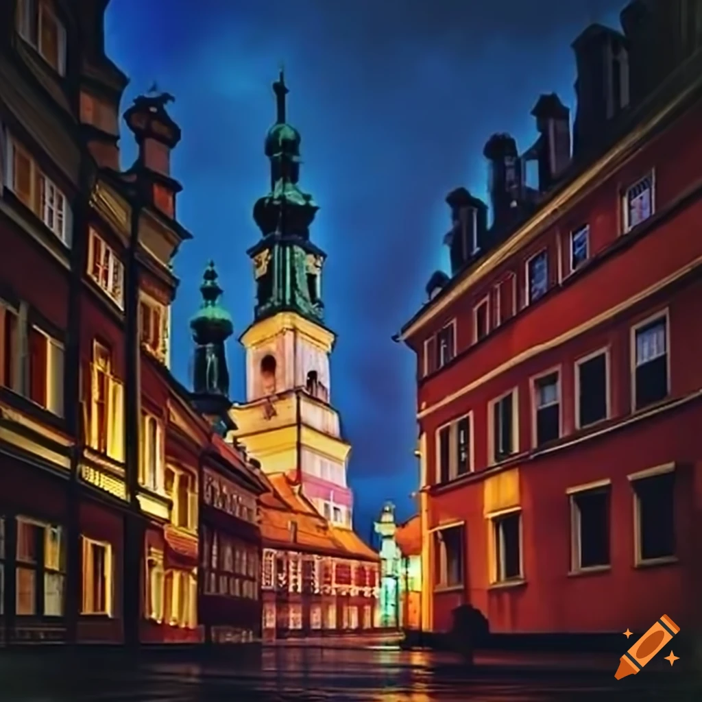 View of poznań on Craiyon