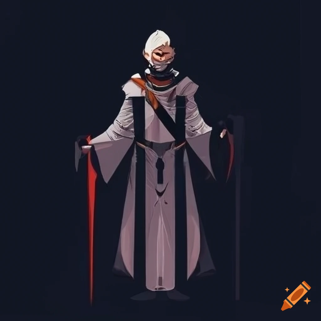 Image of a futuristic warrior priest