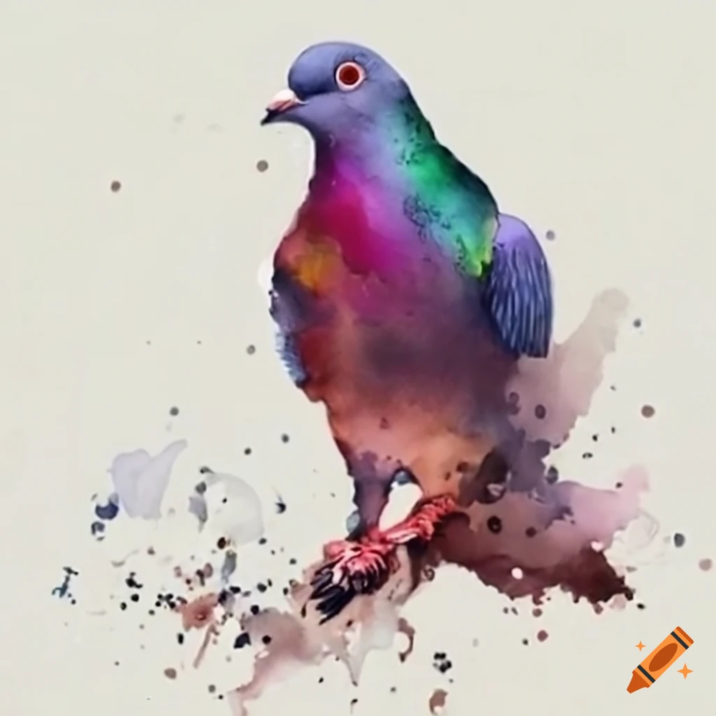 Pigeon wearing a hoody and using a laptop in an archive on Craiyon