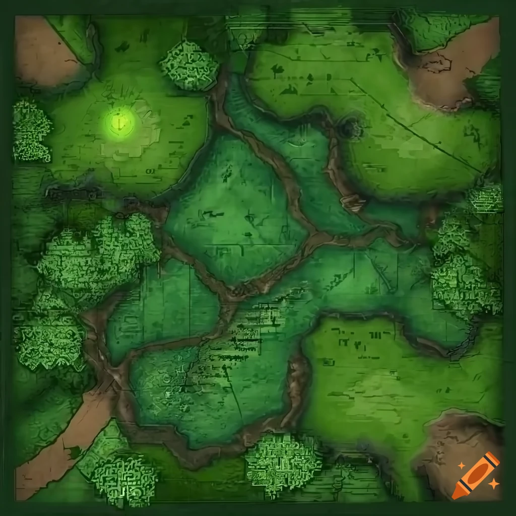 Fantasy map showing random terrain and continents in a realistic style ...