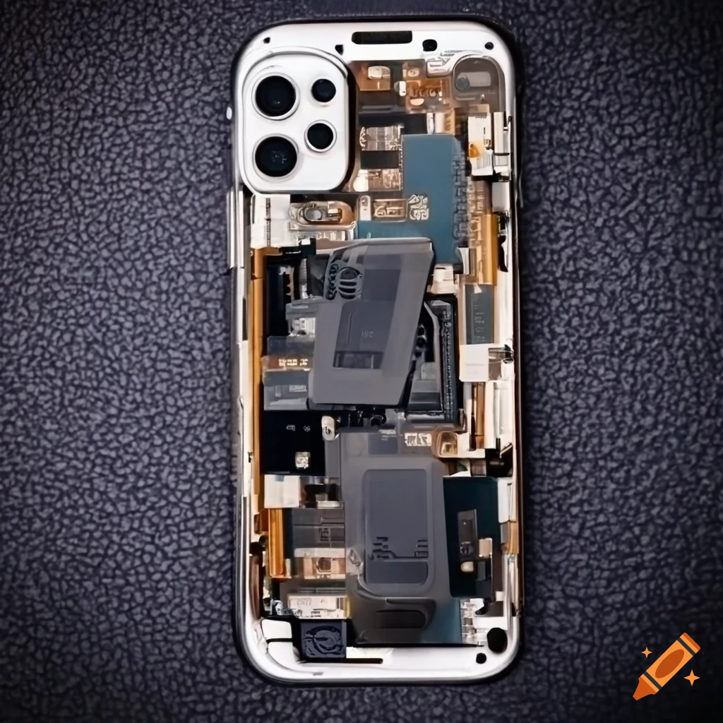 Internal View Of An Iphone On Craiyon