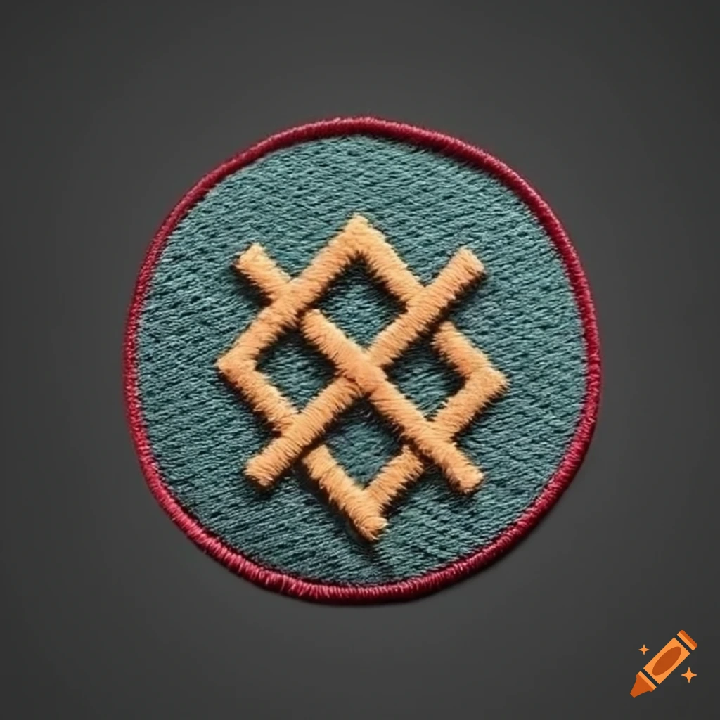 Minimalist norse design patch