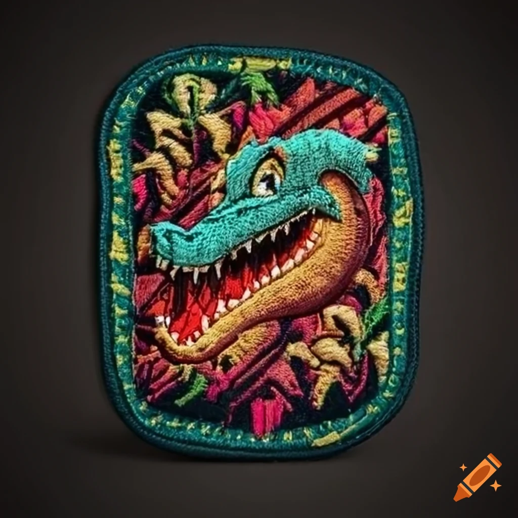 Noir graphic design patch of fable on Craiyon