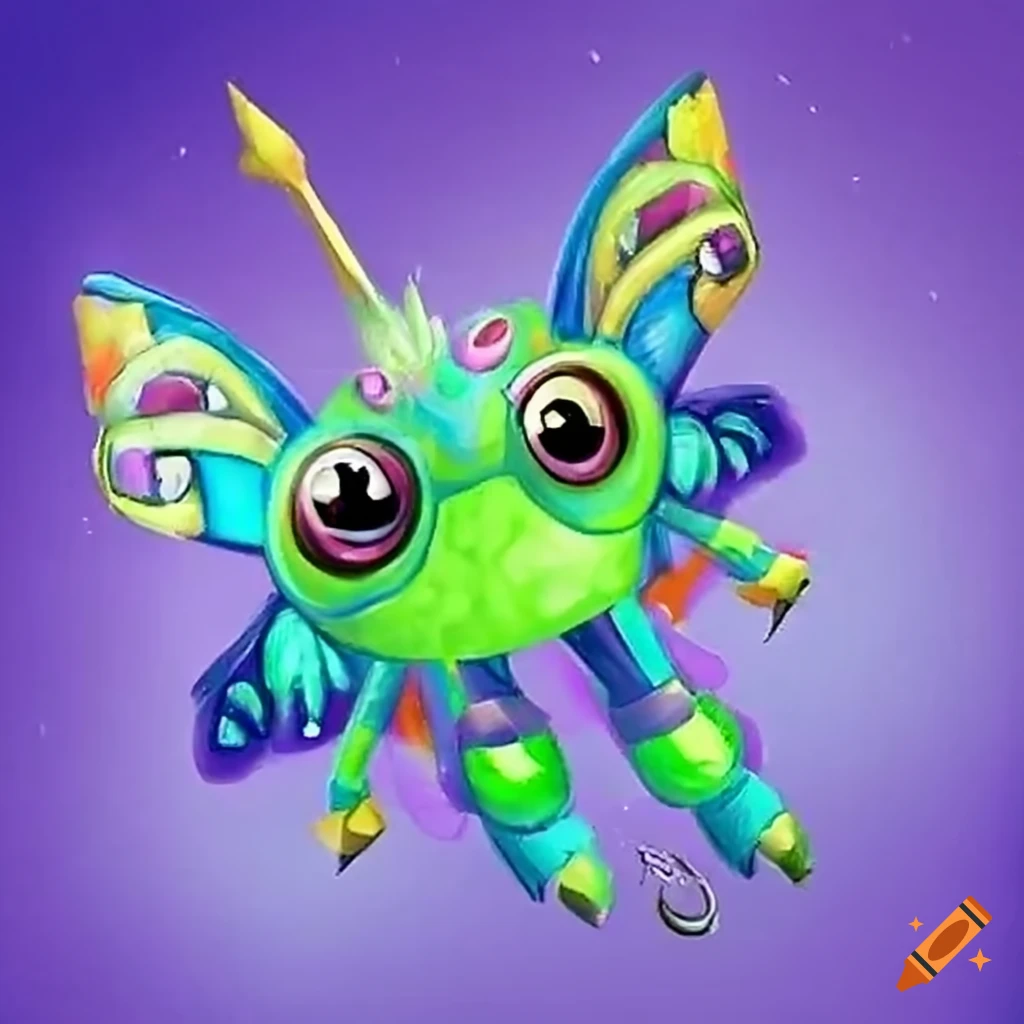 Anthropomorphic geometry dash spider on Craiyon