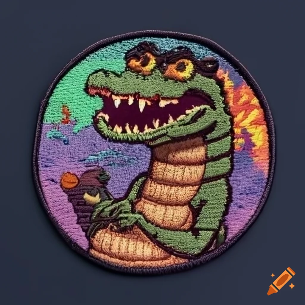 Fable-inspired graphic design patch on Craiyon