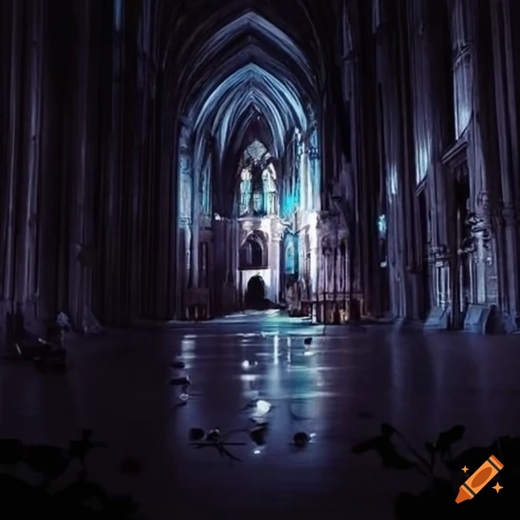 Cathedral Interior Dark
