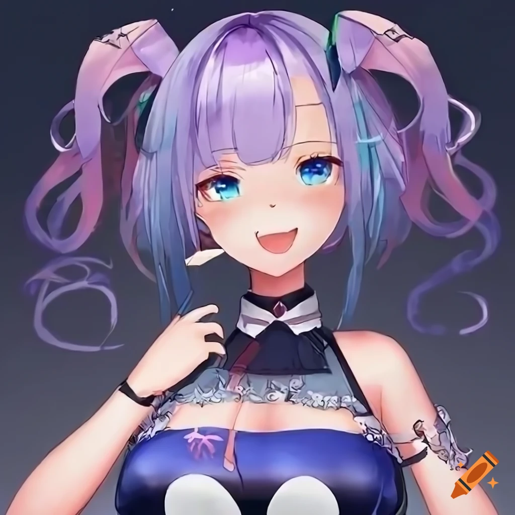 Selen tatsuki a nijisanji vtuber, youthful attractive on Craiyon