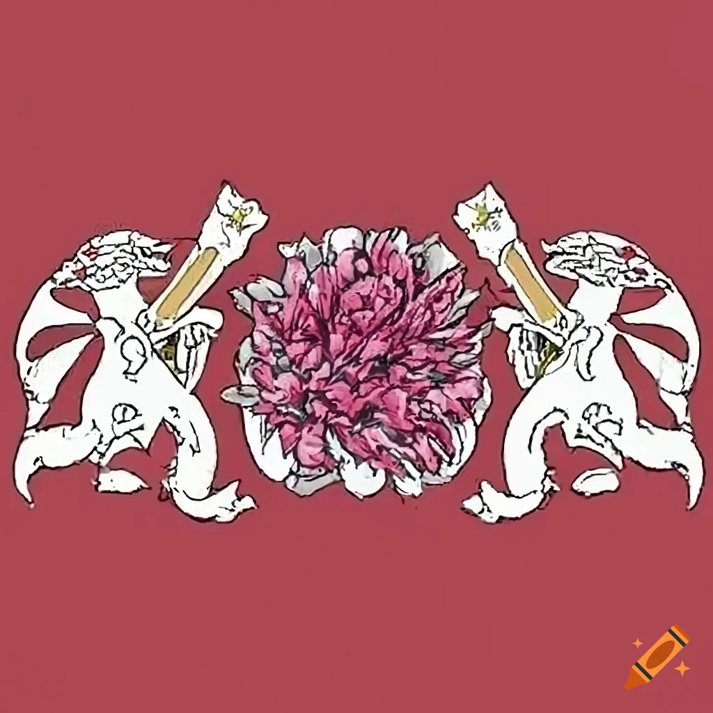 Flag design for the republic of paeonia on Craiyon