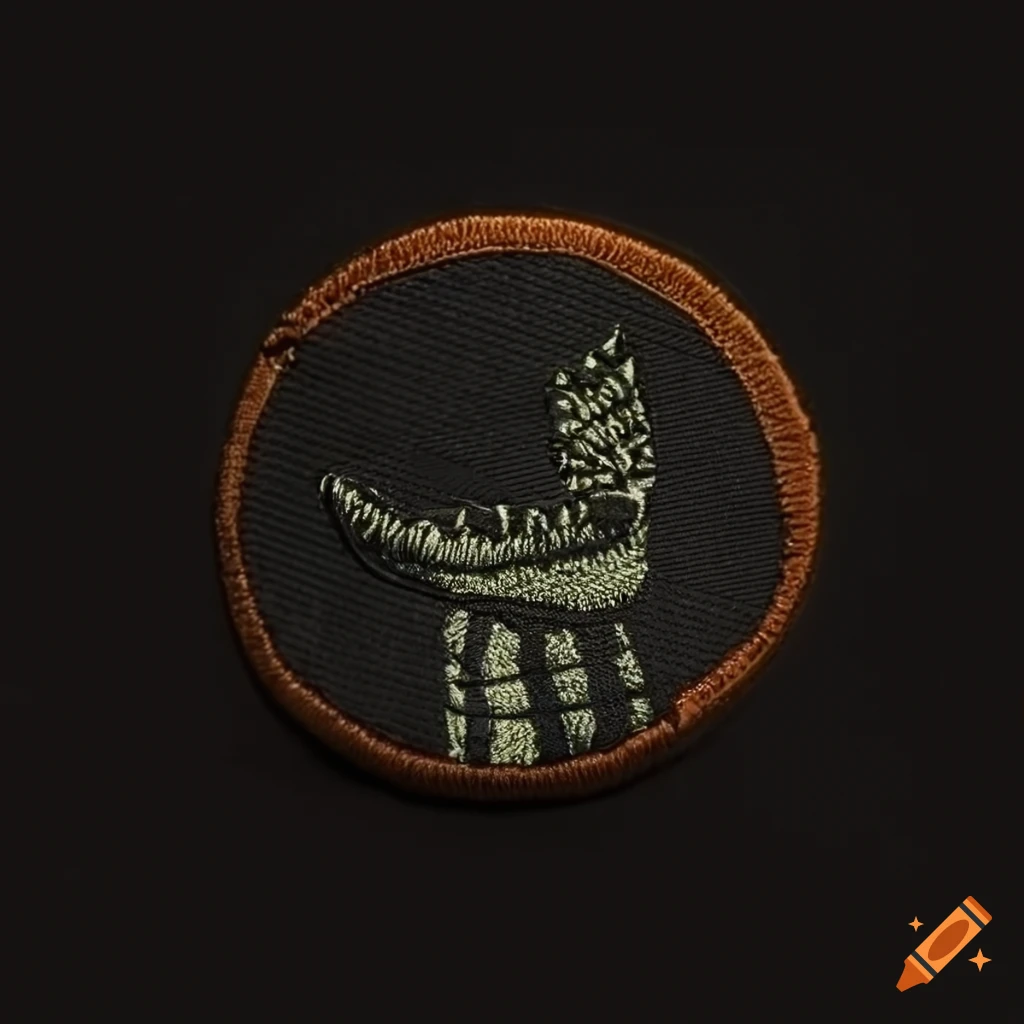 Orange cog war patch on Craiyon