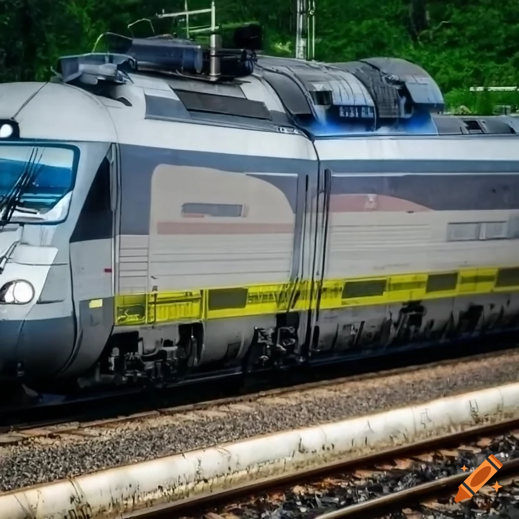 German RB train standing still on Craiyon