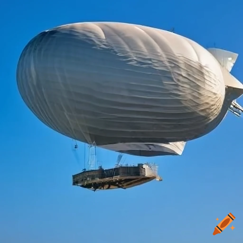 Image of airship construction on Craiyon