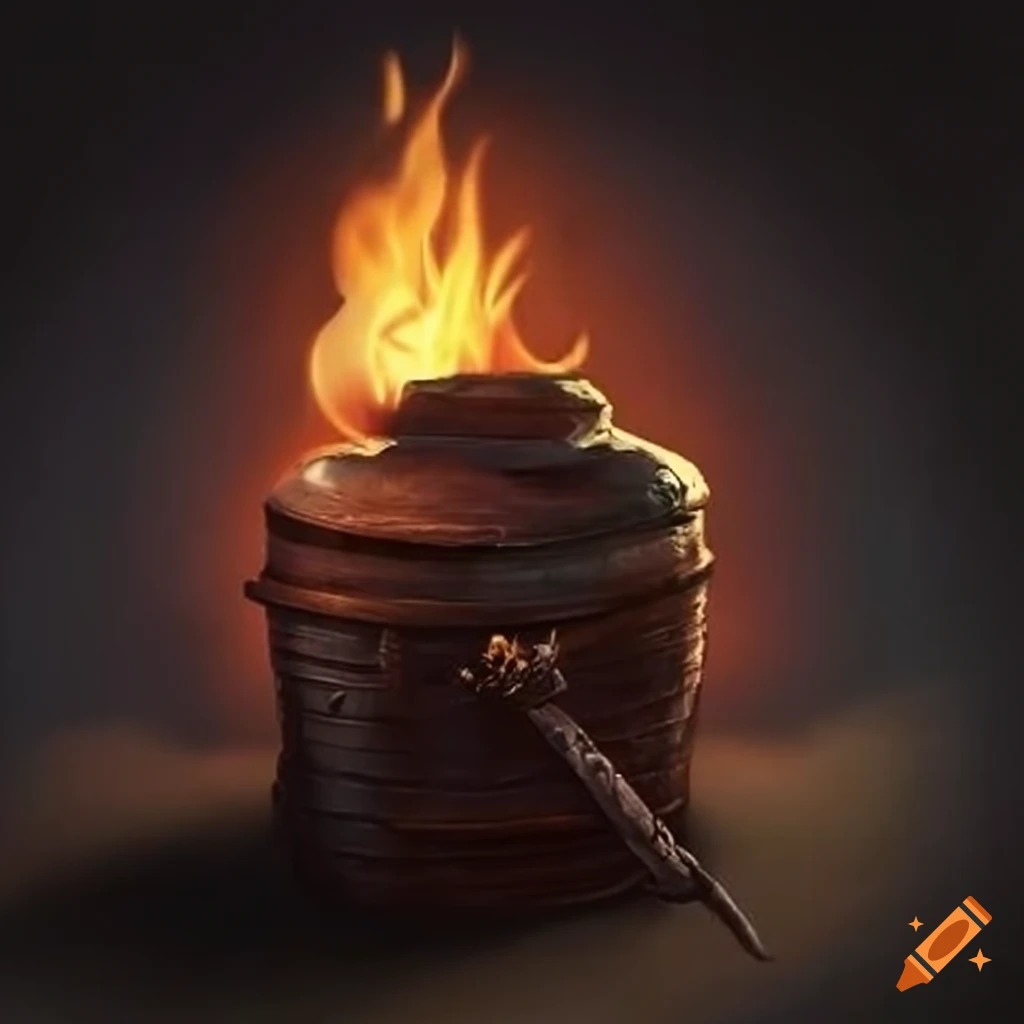 Image of a dnd tinderbox on Craiyon