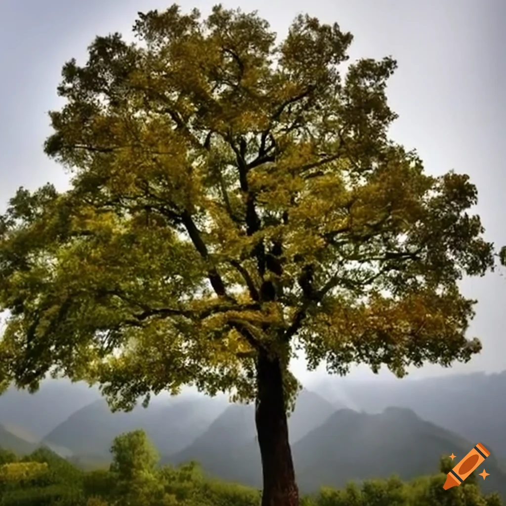 Image of an oak tree in abbottabad