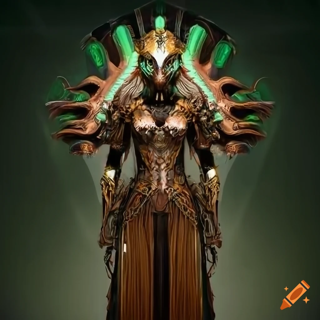 Thri kreen druid in a dramatic fantasy transformation scene on Craiyon