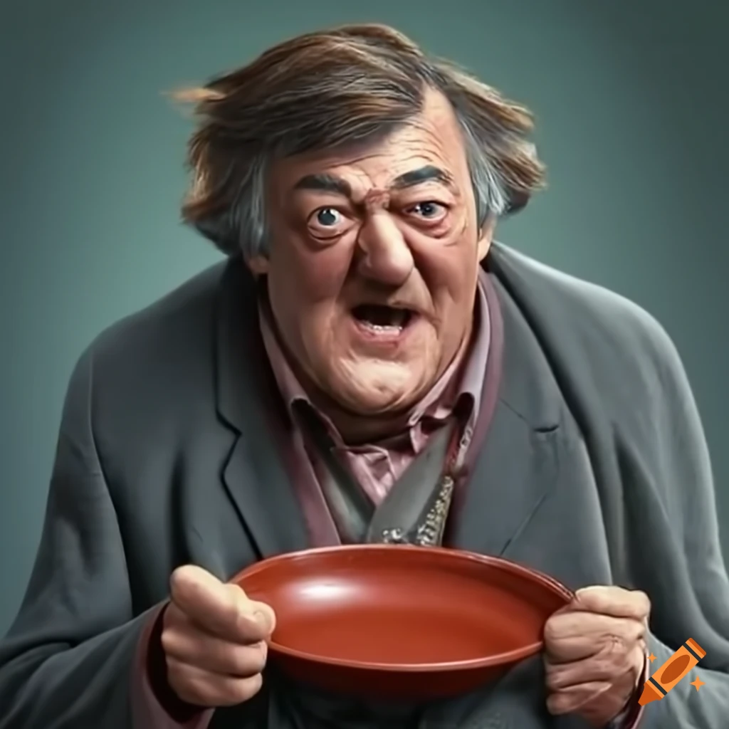 Stephen fry on Craiyon