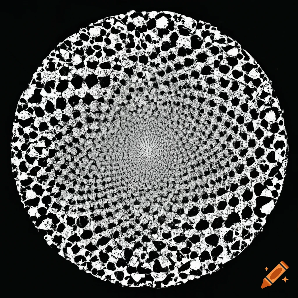 Abstract illustration of static noise on Craiyon